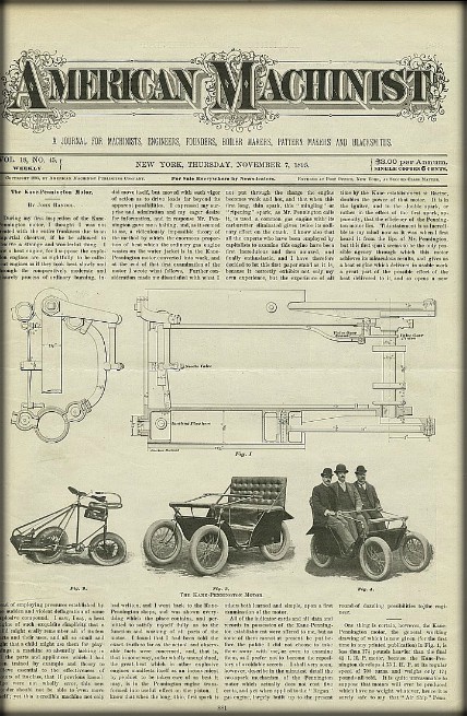 Henry Ford Quadricycle Reached Ten mph June 1896